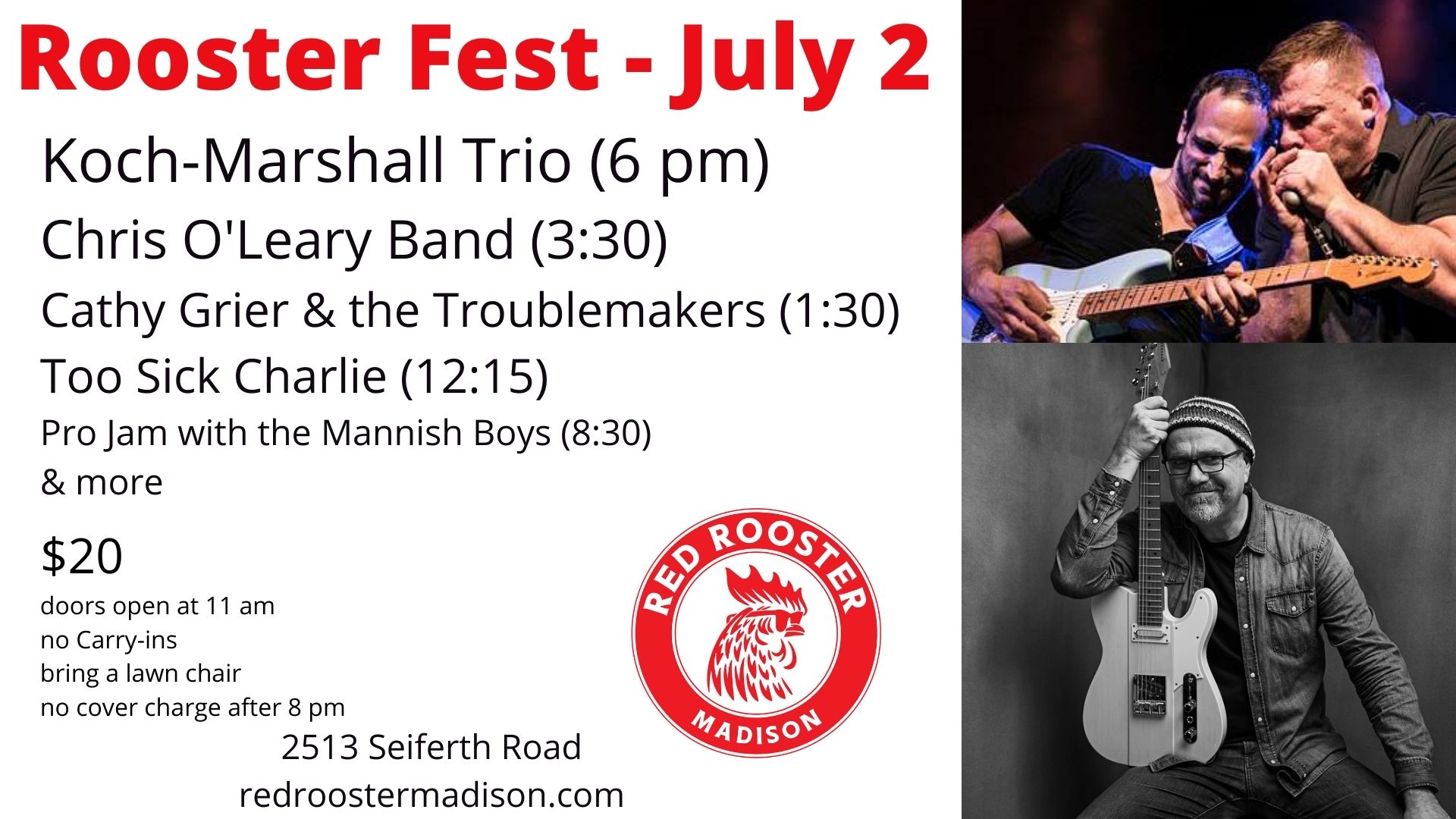 Rooster Fest – Madtown Mannish Boys